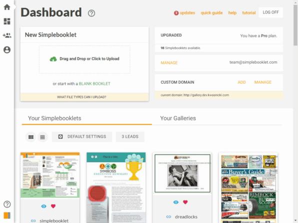 simplebooklet updates