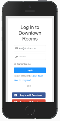 Login-page updates are being rolled out - Skedda updates