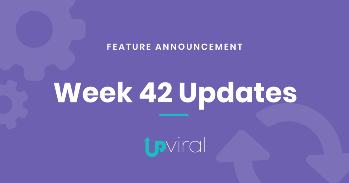 UpViral updates
