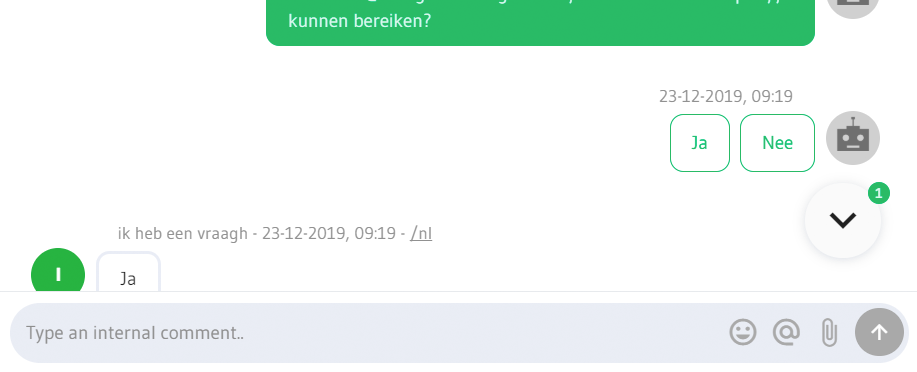 Indicator new messages - Trengo updates