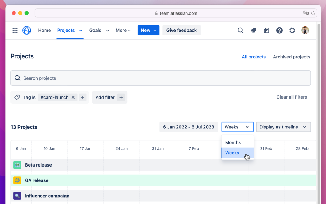 🗓️ Get specific with new timeline views - Atlas by Atlassian updates