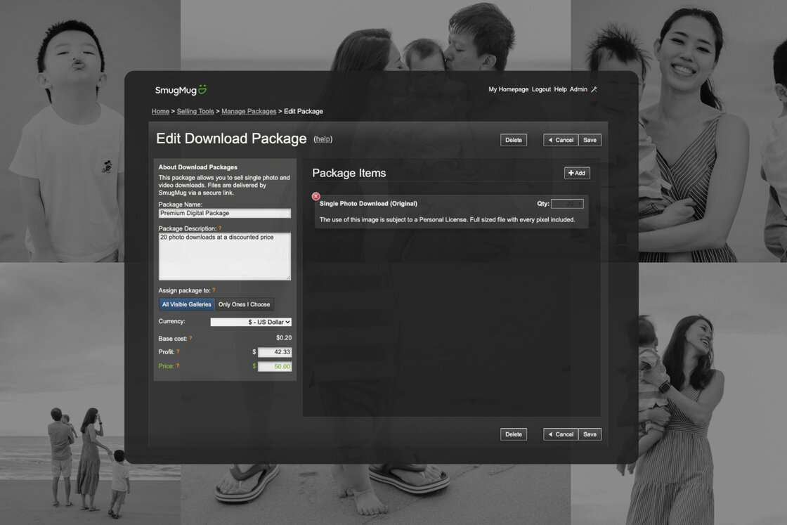SmugMug release notes