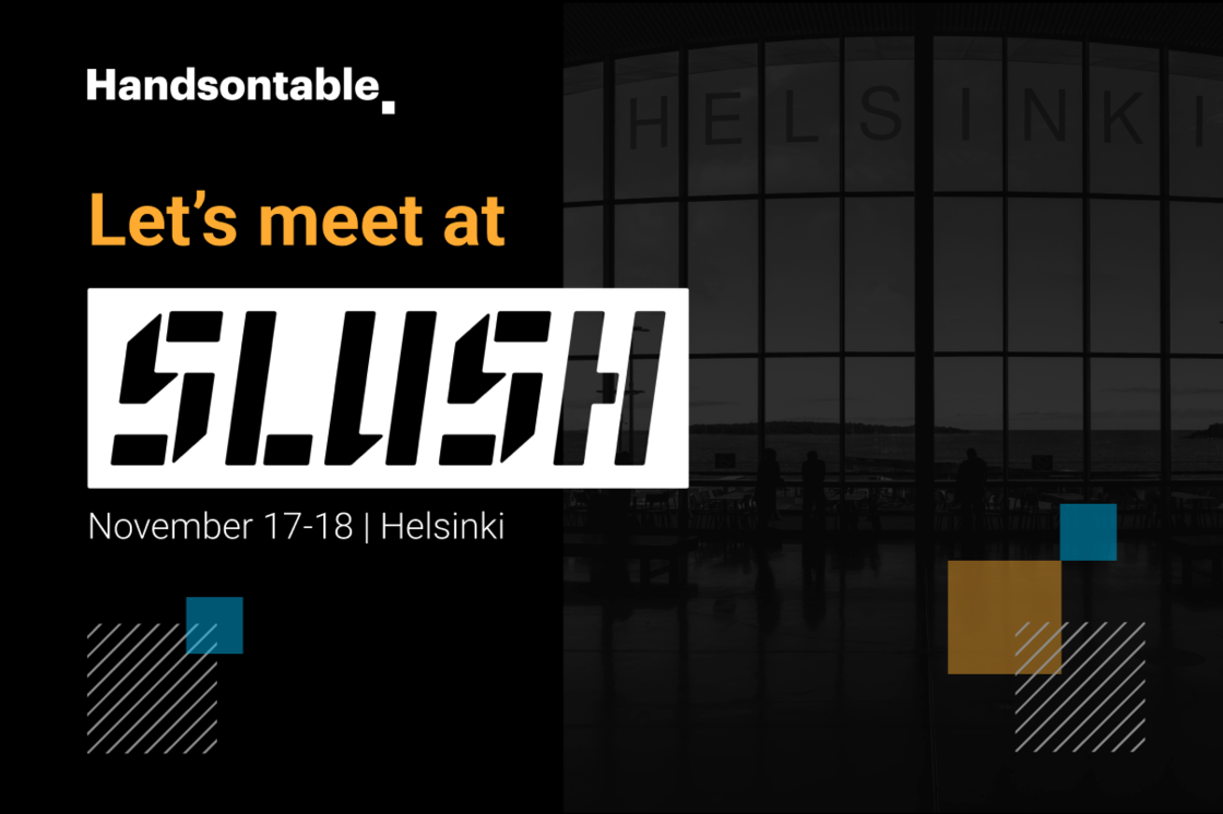 Let’s meet in Helsinki: Slush 2022 - Handsontable news