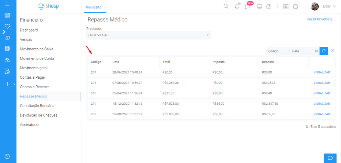 Novo layout das tabelas no sistema! - Shosp.com changelog