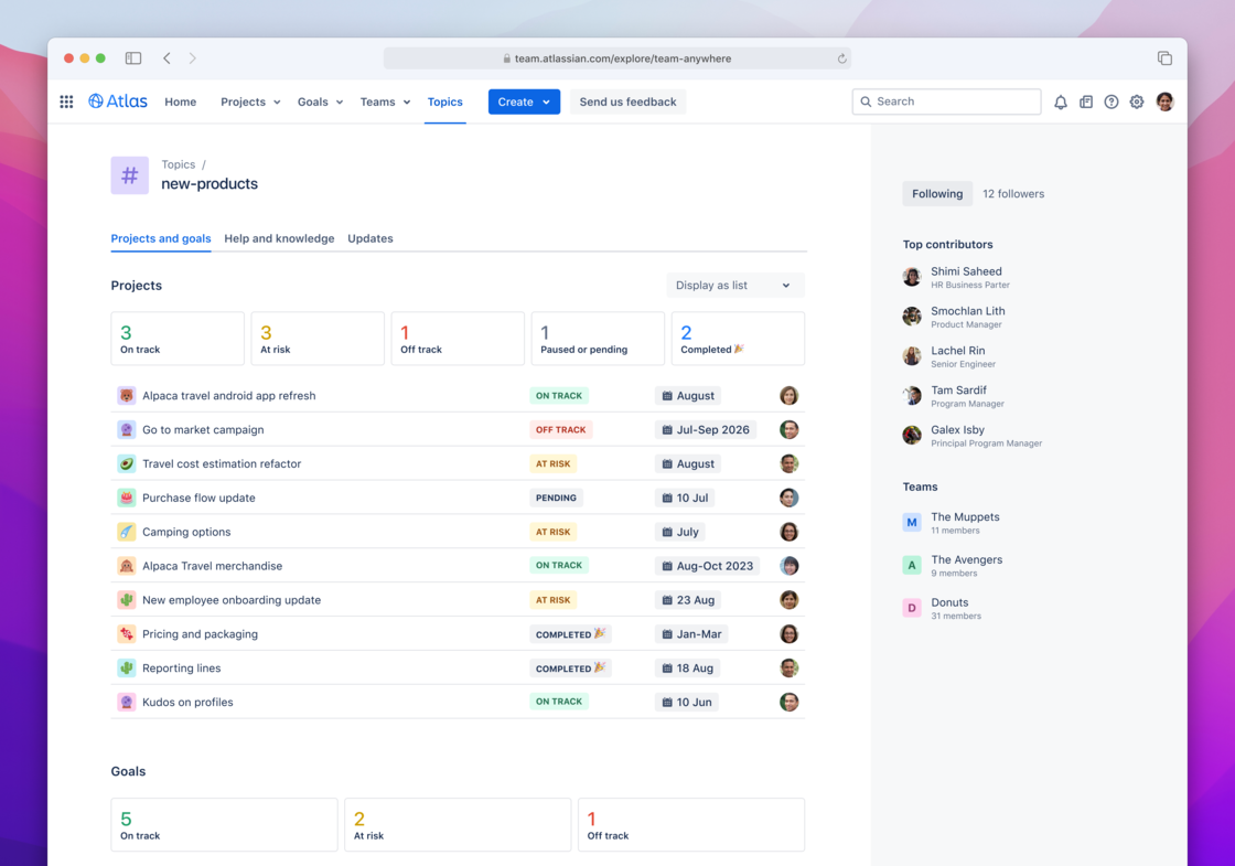 Atlas by Atlassian updates