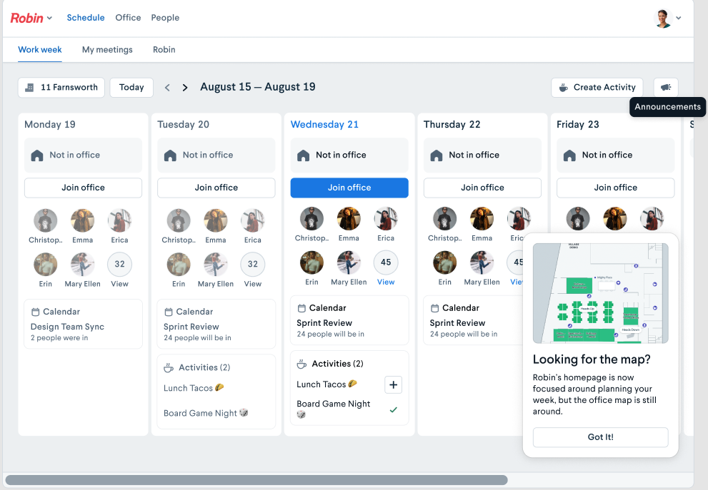 Robin Powered updates