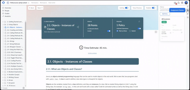 Answer sheet now supports IDE model solution - Coding Rooms changelog