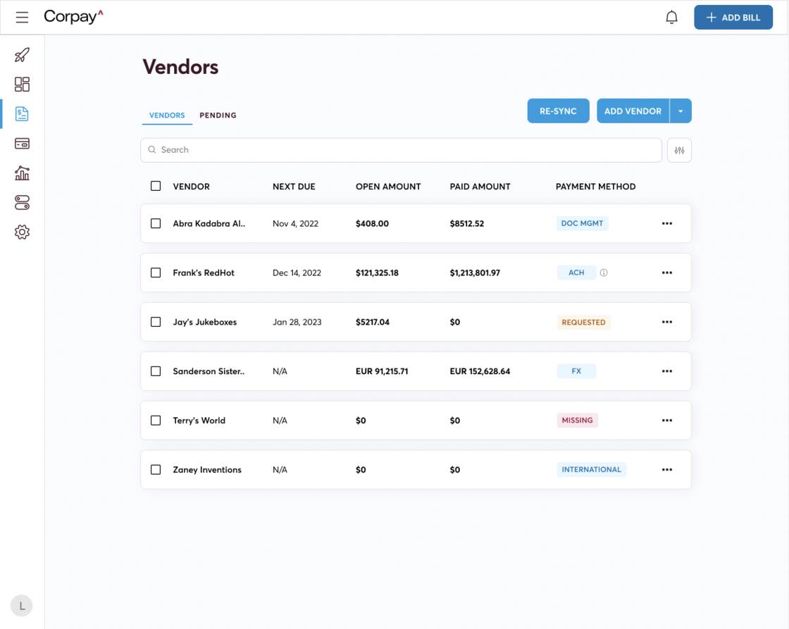 Corpay One US changelog