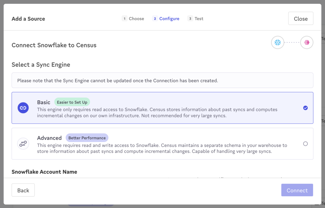 Basic Sync Engine - Census changelog