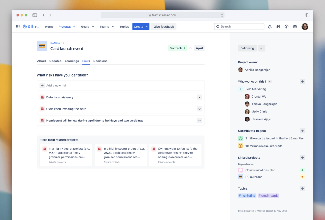Atlas by Atlassian updates