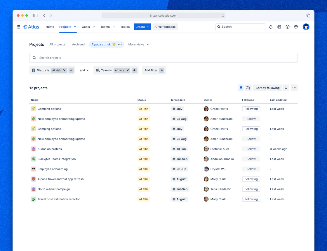 Atlas by Atlassian updates
