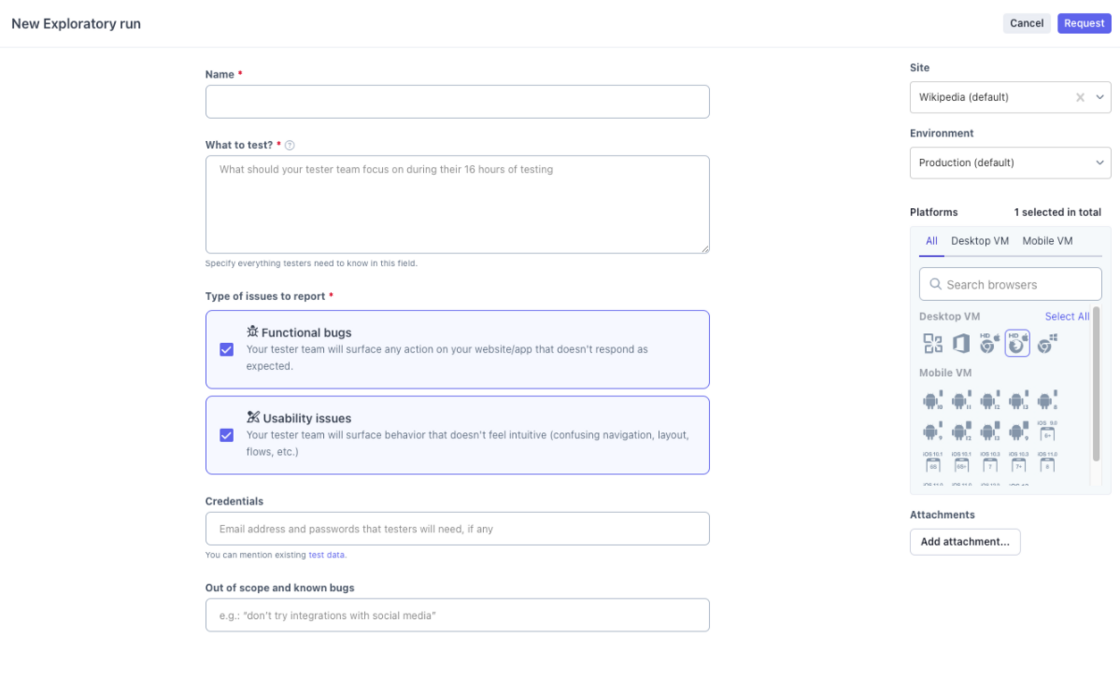 Rainforest QA changelog