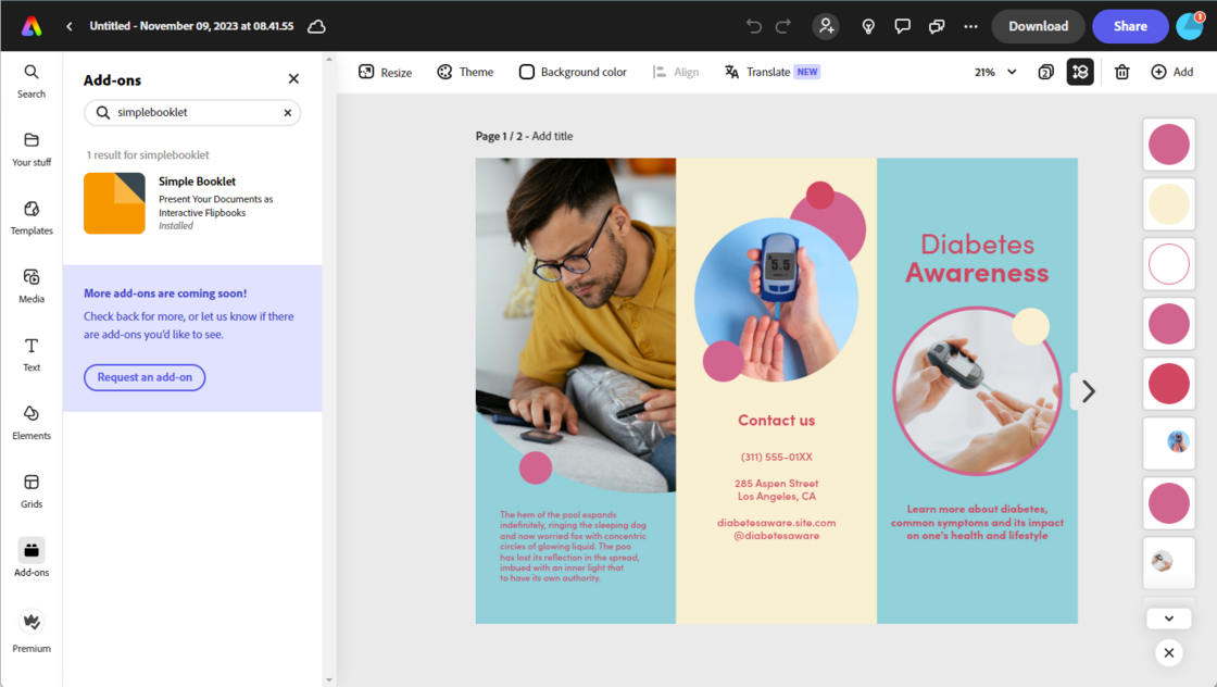 simplebooklet updates