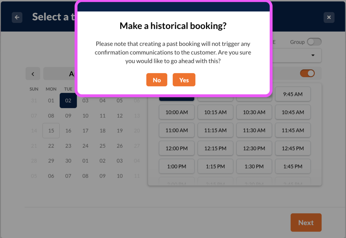 Appointedd release notes