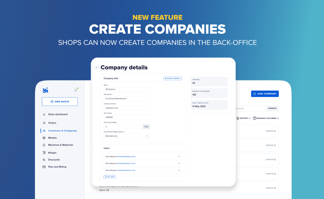 DigiFabster changelog