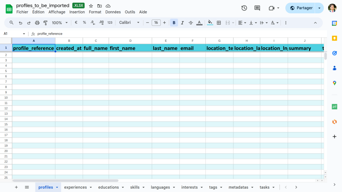 Connector: Importing Profile with “Excel” Source - HrFlow.ai updates