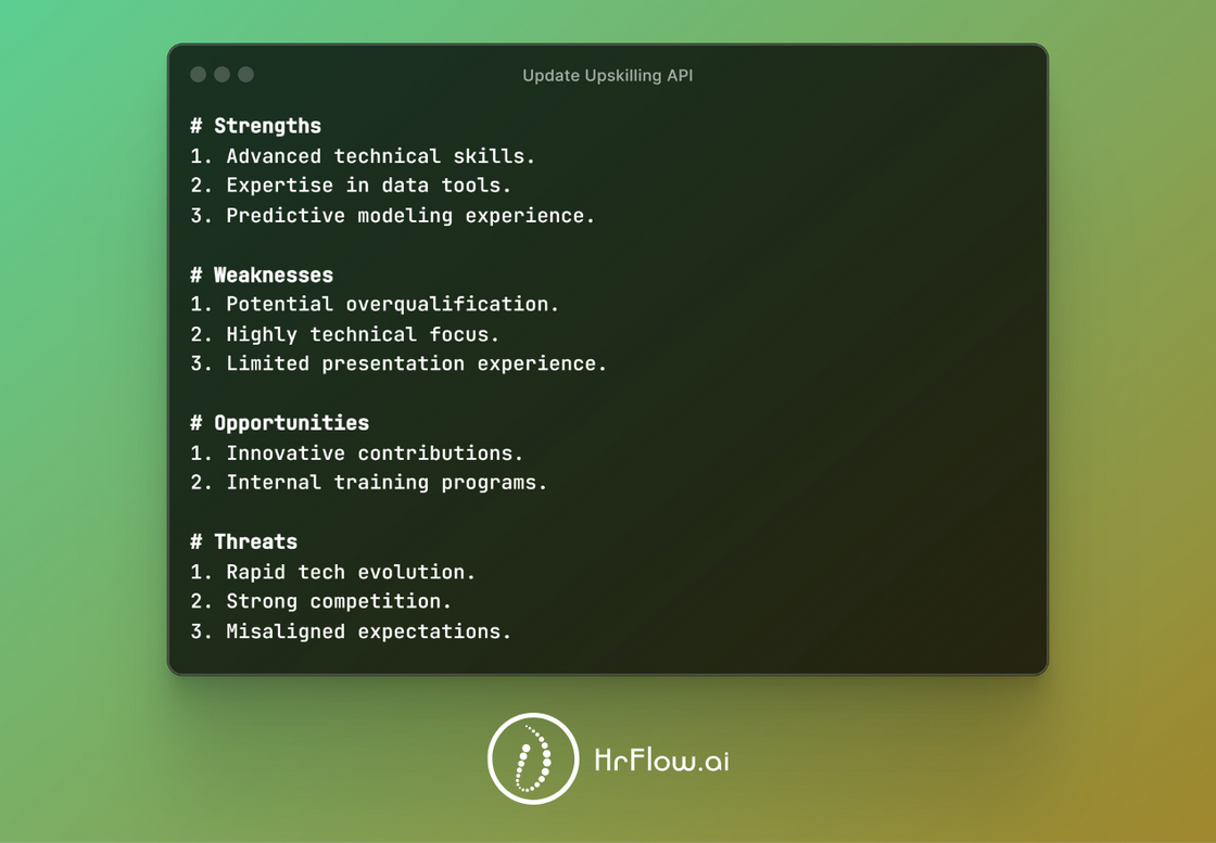 Profile Upskilling API: Introducing Profiles Recommendations ...