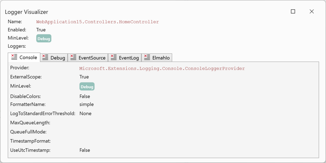 Logger and Exception Visualizer extensions for Visual Studio - elmah-io changelog