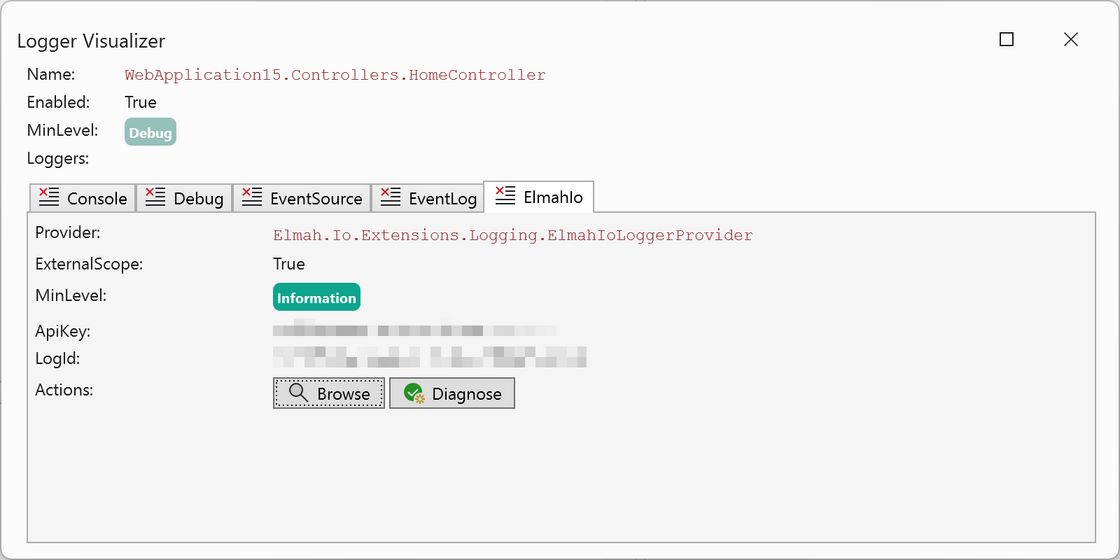 Logger and Exception Visualizer extensions for Visual Studio - elmah-io changelog