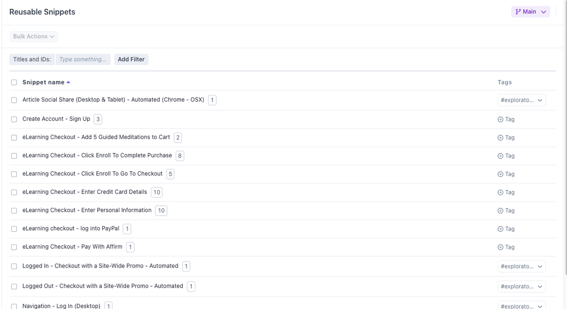 Rainforest QA changelog