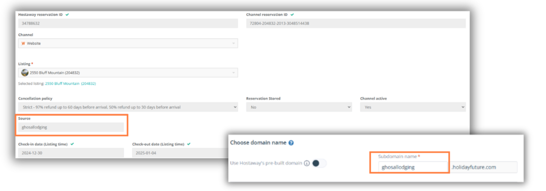 Direct Booking Reservations Labeled On Reservations Page - Hostaway updates