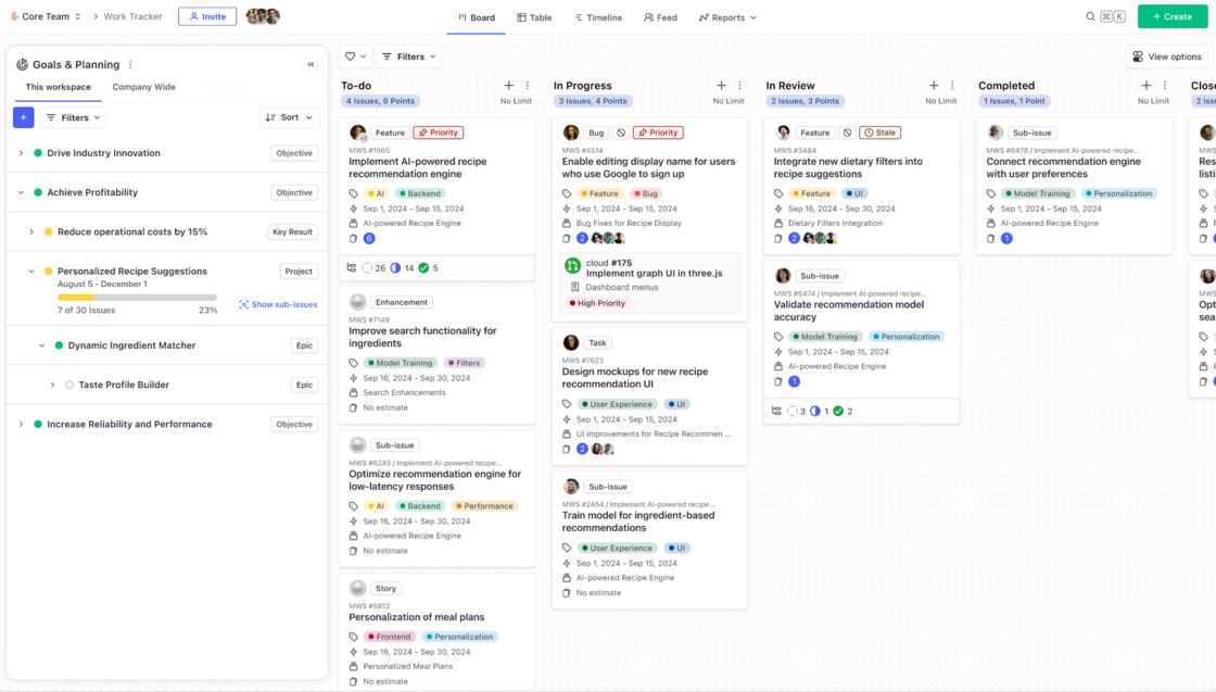Sub-issues & Issue Types! - Zenhub changelog