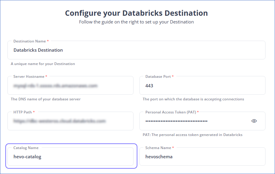 Enhanced Configuration for Databricks Destinations - Hevo changelog