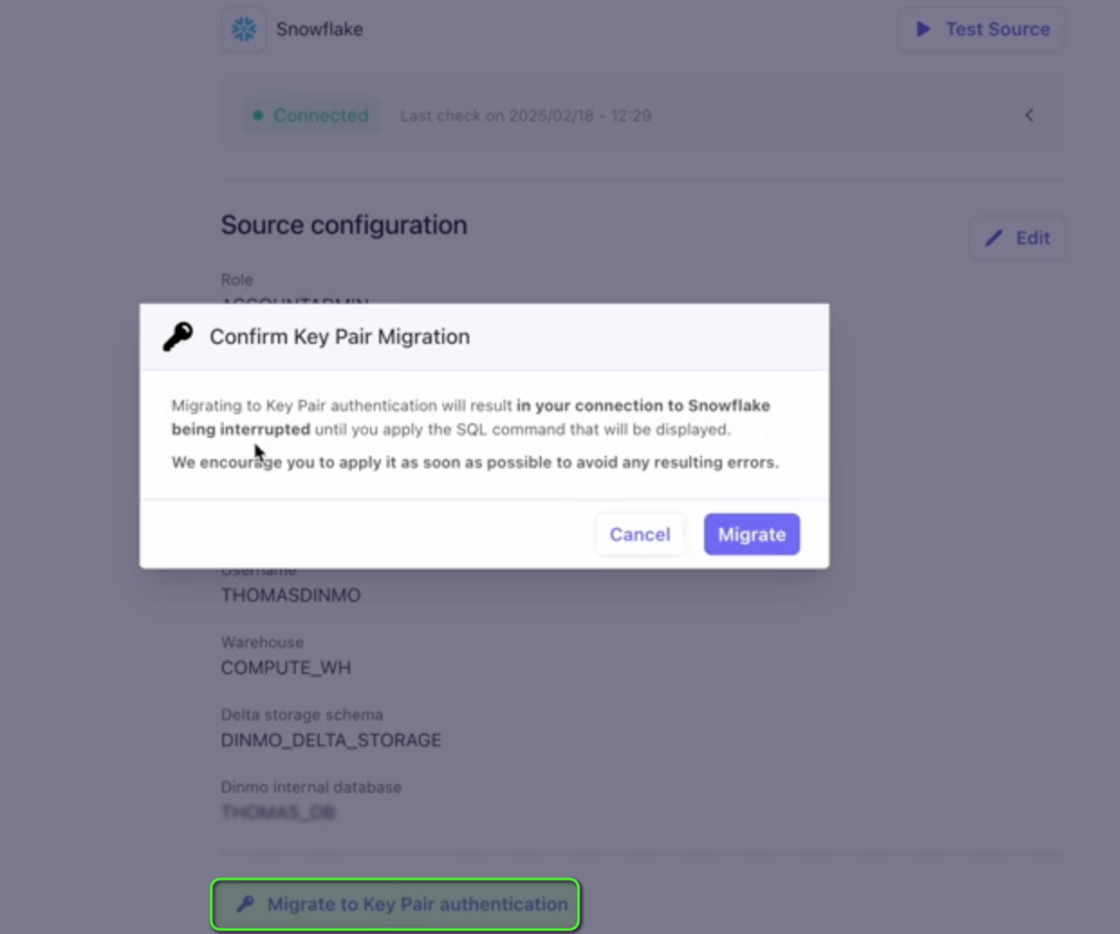 Seamless Migration to Key Pair Authentication for Snowflake - DinMo news