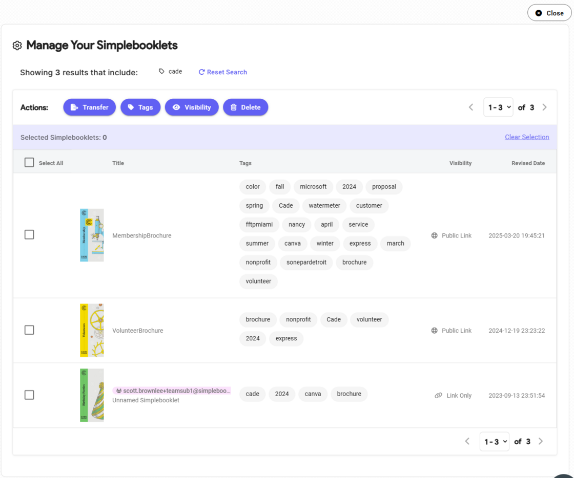 Simplebooklet Updates