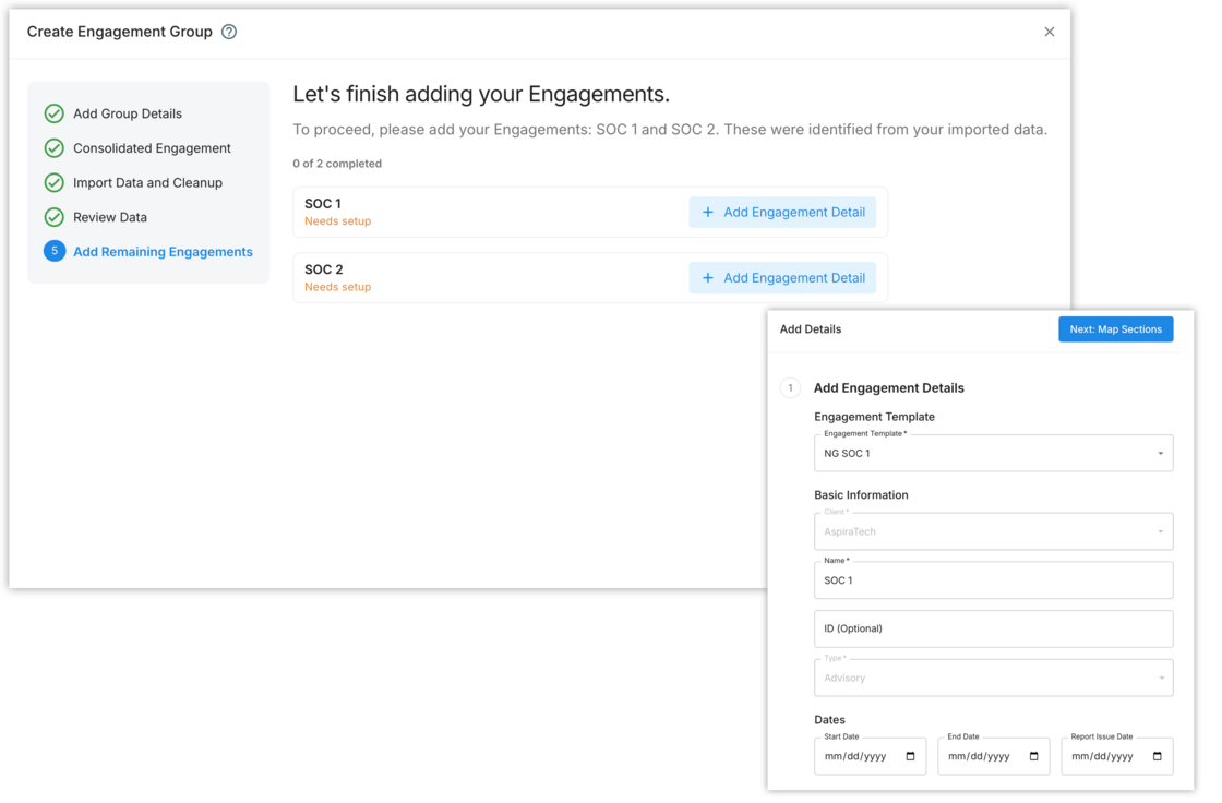 Multi-Engagement Setup Made Simple - Fieldguide changelog